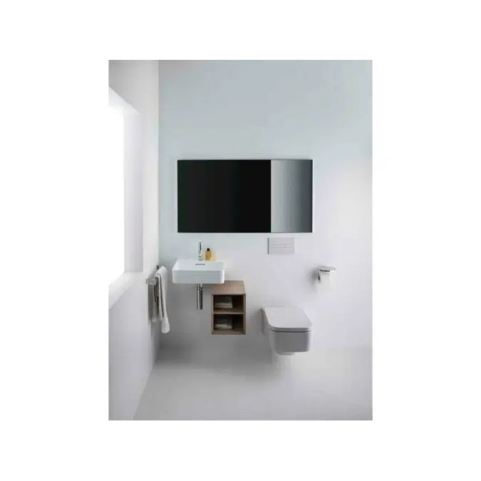 BIM objects - Free download! LAUFEN Val Wall Basin with Fixing Bolts ...