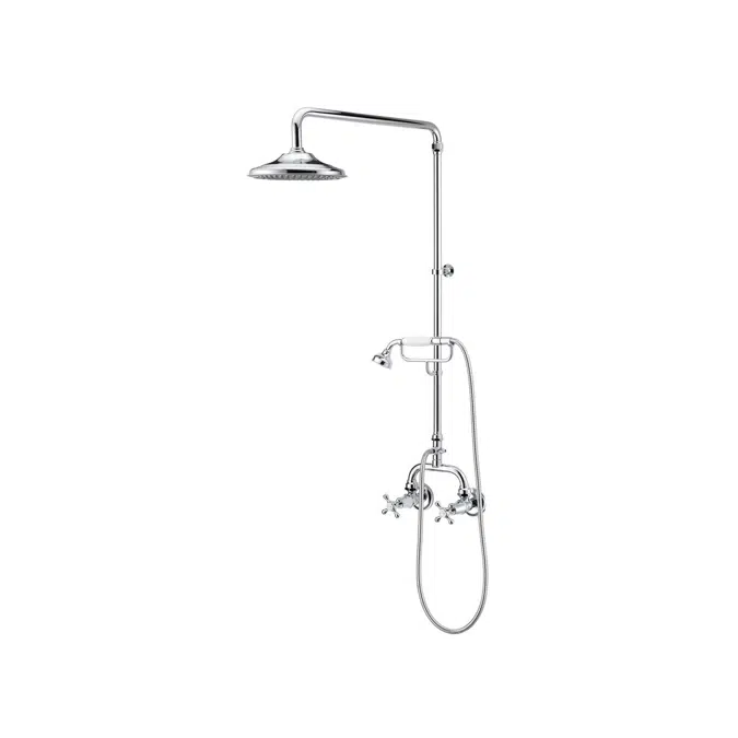 BIM objects - Free download! Kado Era Exposed Twin Telephone Shower Set ...