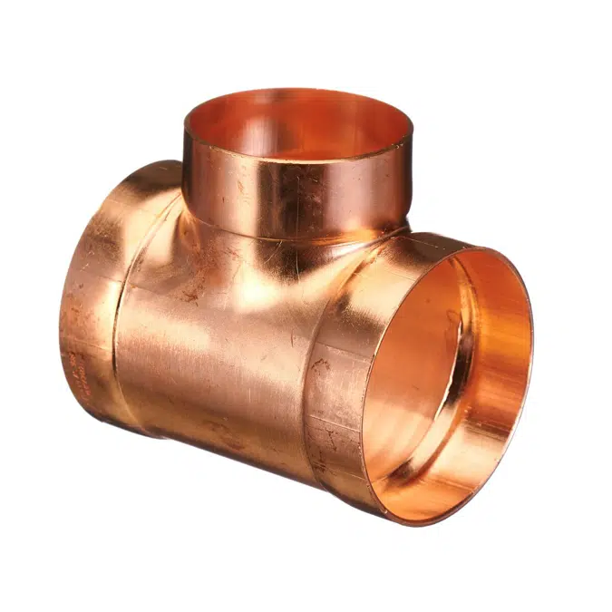 BIM objects - Free download! Ardent Copper Reducing Tee High Pressure 65mm x 50mm | BIMobject