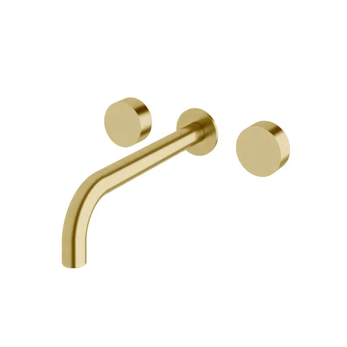BIM objects - Free download! Milli Pure Bath Set 250mm PVD Brushed Gold ...
