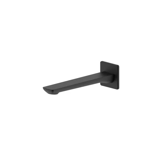 BIM objects - Free download! Milli Trace Bath Outlet Matte Black ...