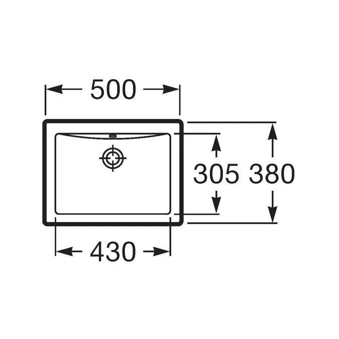 BIM objects - Free download! Roca Diverta Undercounter Basin with ...