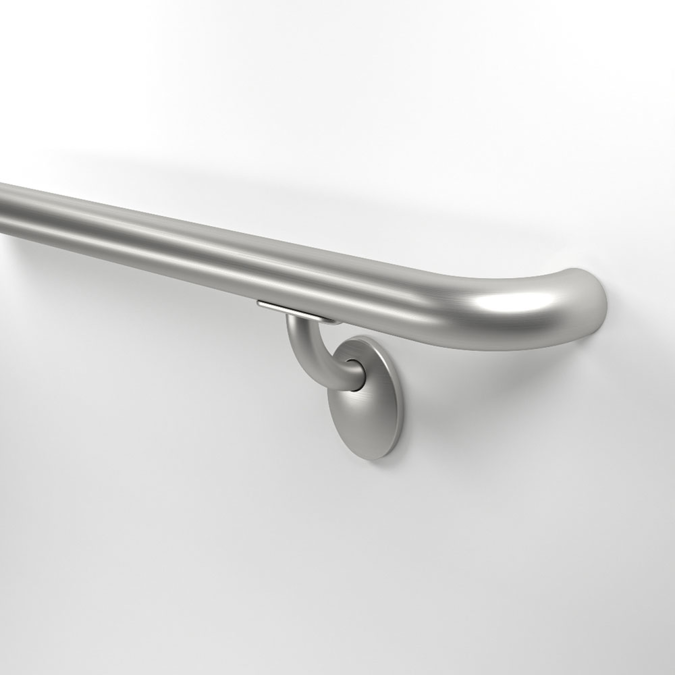 BIM objects - Free download! 900 Round SS Handrail | BIMobject