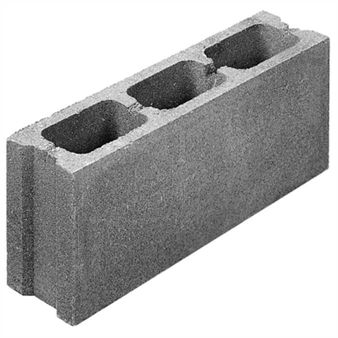 BIM objects - Free download! Concrete blocks in cement | BIMobject