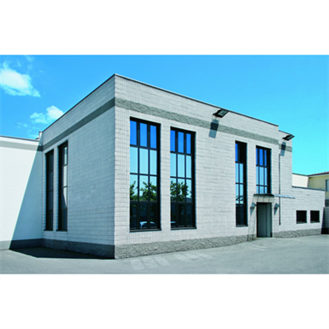 BIM objects - Free download! Concrete Blocks- striped | BIMobject