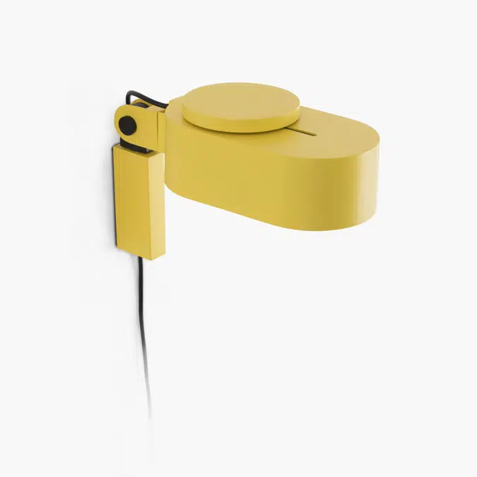 BIM objects - Free download! INVITING Yellow wall lamp | BIMobject