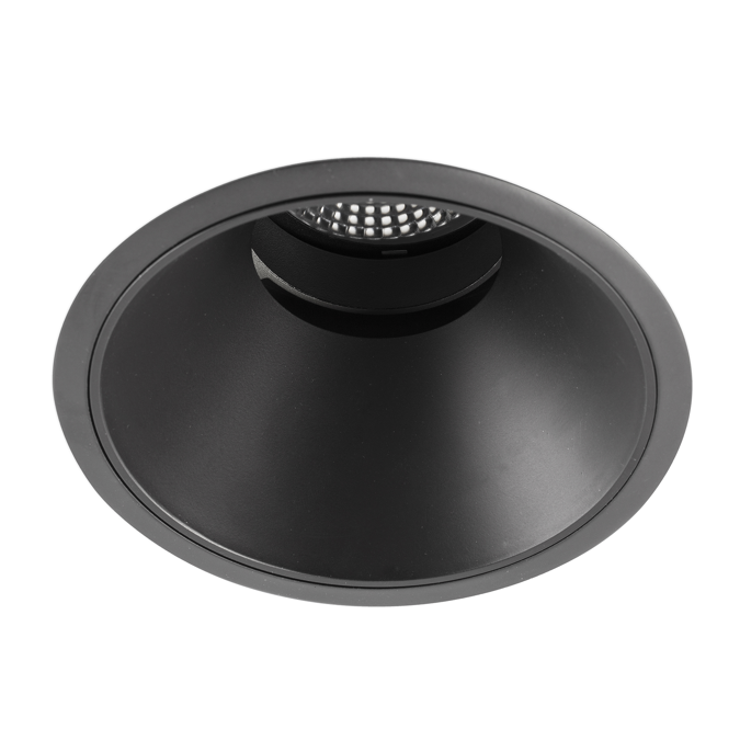 BIM objects - Free download! DEEP90 Downlight round black 15° 3000K ...