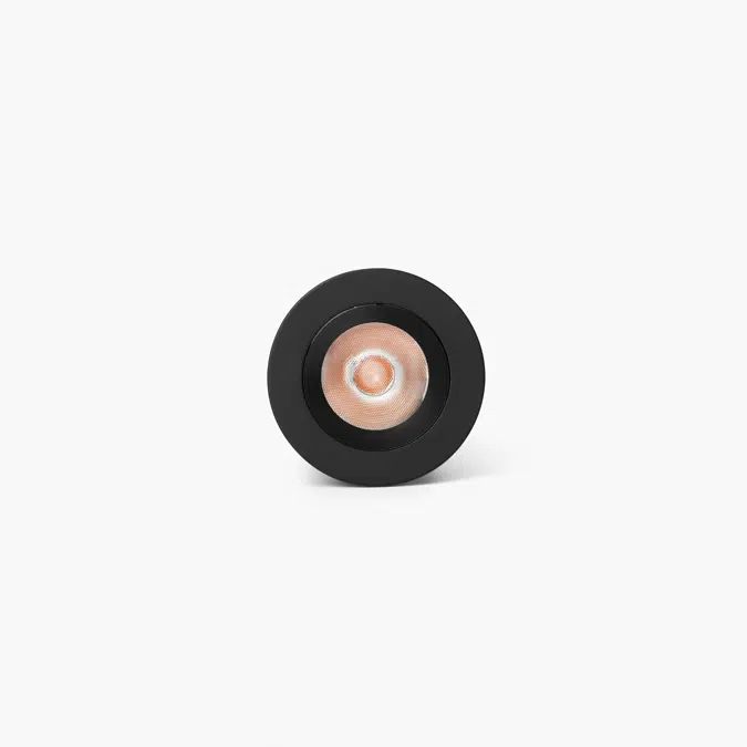 BIM objects - Free download! UNO black/black recessed downlight 8W 37 ...