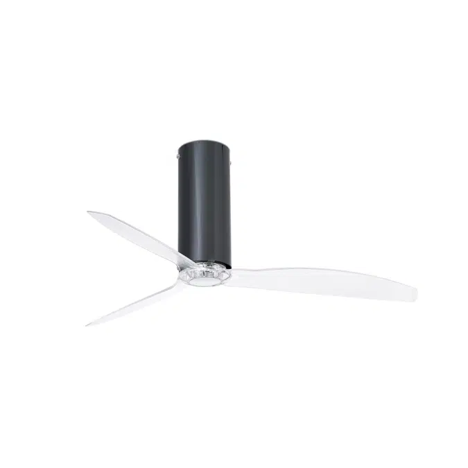 BIM objects - Free download! TUBE FAN M Shiny black/transparent fan ...