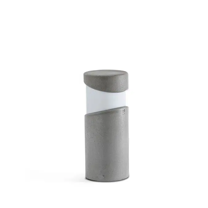 BIM objects - Free download! BLOCK 350 Grey beacon/post lamp | BIMobject