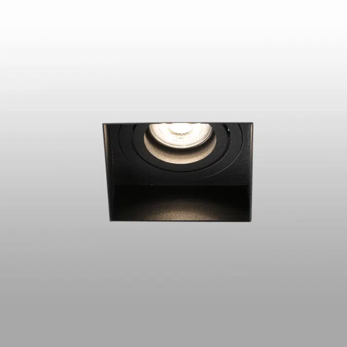 BIM objects - Free download! HYDE SQ Black orientable square recessed ...