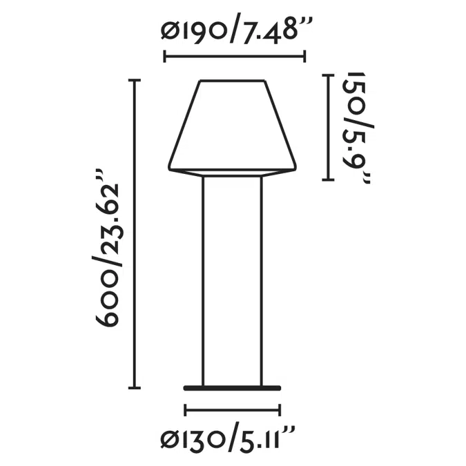 BIM objects - Free download! MISTU 600 Dark grey beacon lamp | BIMobject