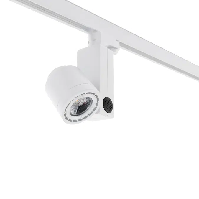 BIM 对象 - 免费下载！ NANO-CYLINDER White projector LED 12W 4000K 30° 1525 lm ...