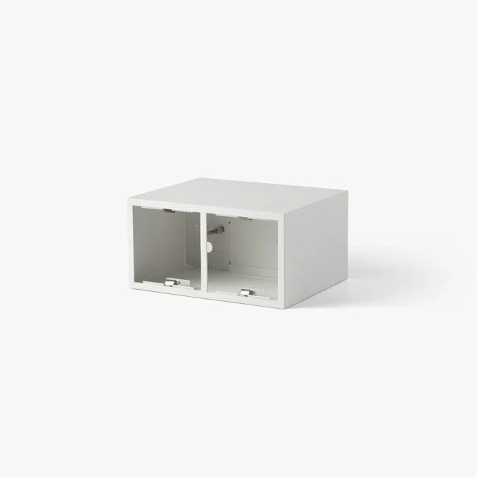 Objetos BIM - ¡Descarga gratis! PODIUM Caja de superficie blanco 2L ...