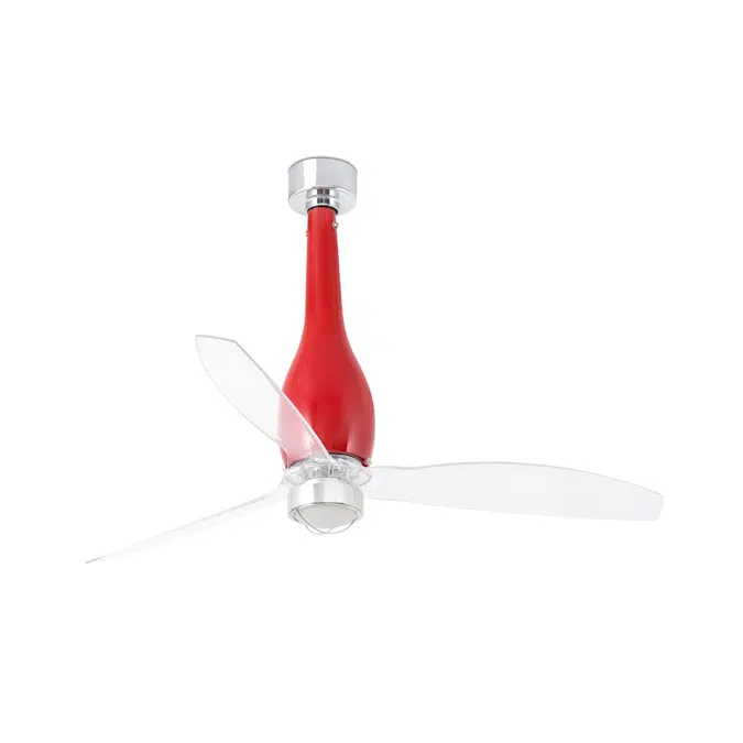 BIM objects - Free download! ETERFAN M LED Shiny red/transparent fan ...