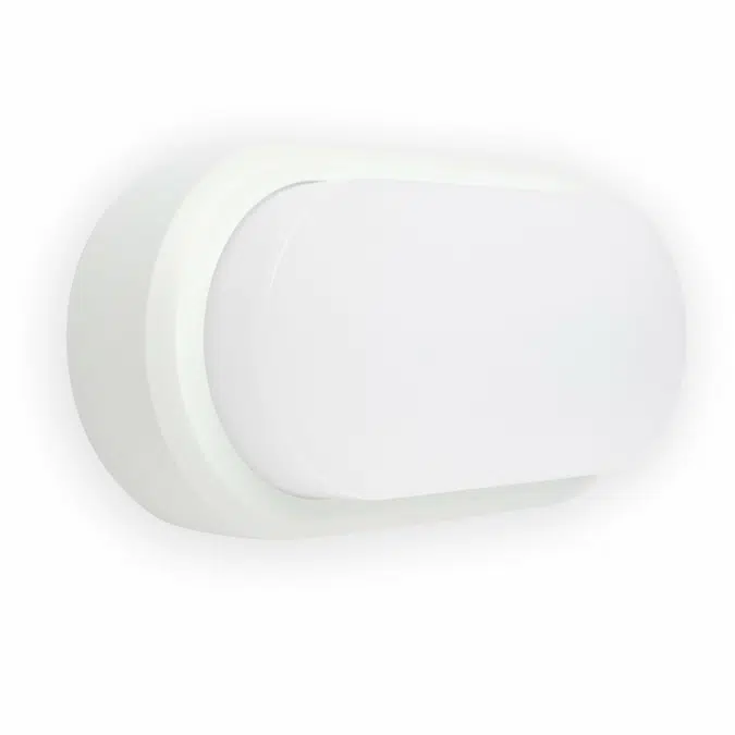 BIM objects - Free download! FRED 245 White wall lamp | BIMobject