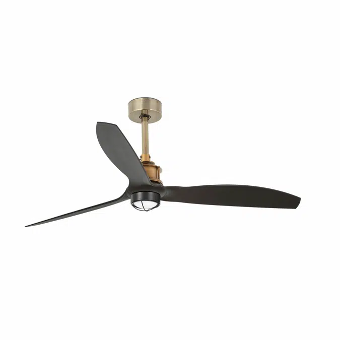 BIM objects - Free download! JUST FAN M LED Old gold/black fan SMART ...