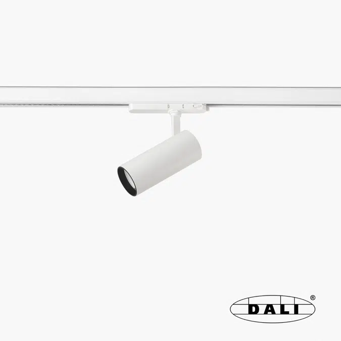 BIM objects - Free download! FOST TRACK White Ø70 43W 18° BREAD DALI ...