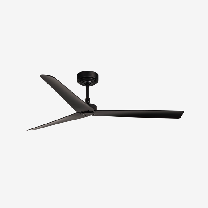 BIM objects - Free download! MILOS Dark ceiling fan | BIMobject