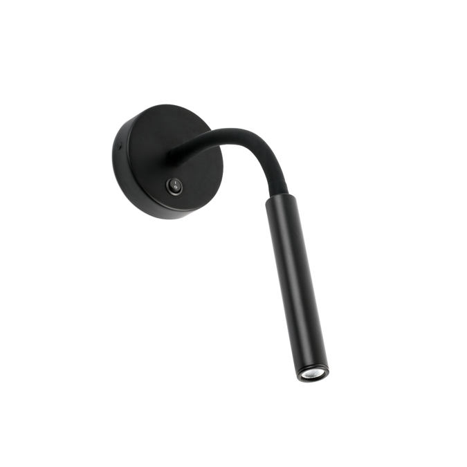 BIM objects - Free download! KALE LED Black wall lamp reader | BIMobject