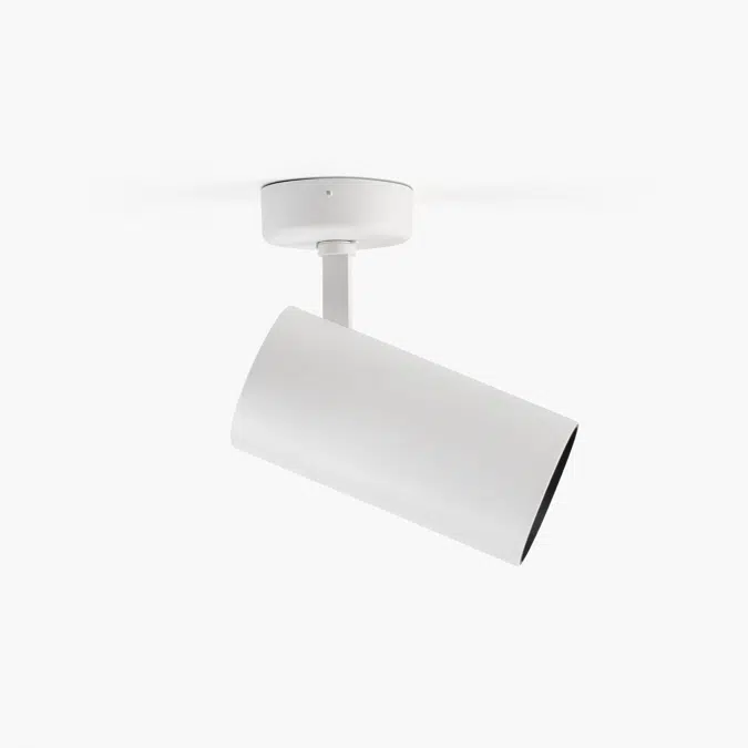 BIM objects - Free download! FOST SURFACE White projector Ø90 42W 23 ...