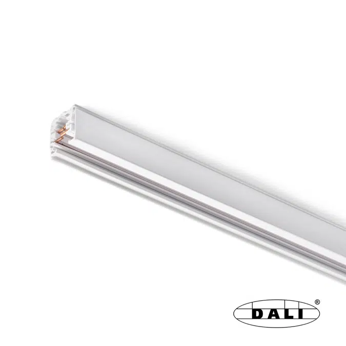BIM objects - Free download! WHITE DALI UNIVERSAL TRACK 2m | BIMobject