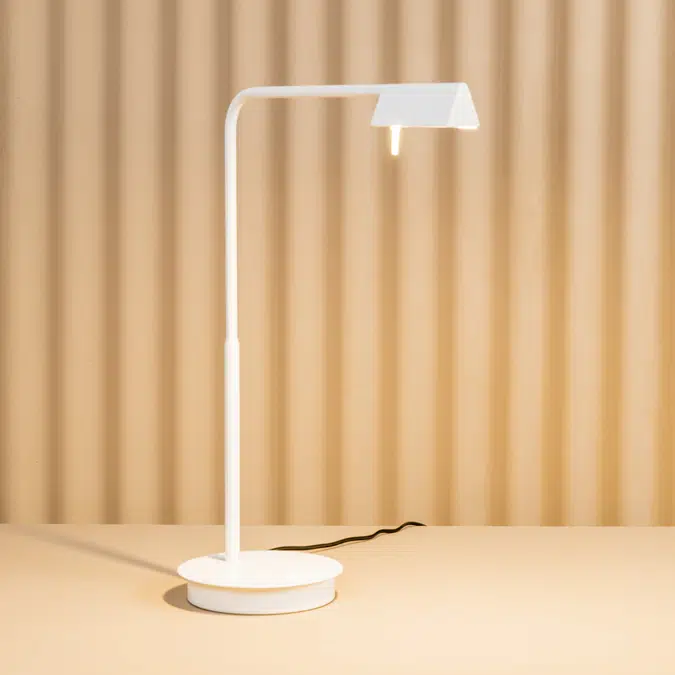 BIM objects - Free download! ACADEMY White table lamp | BIMobject