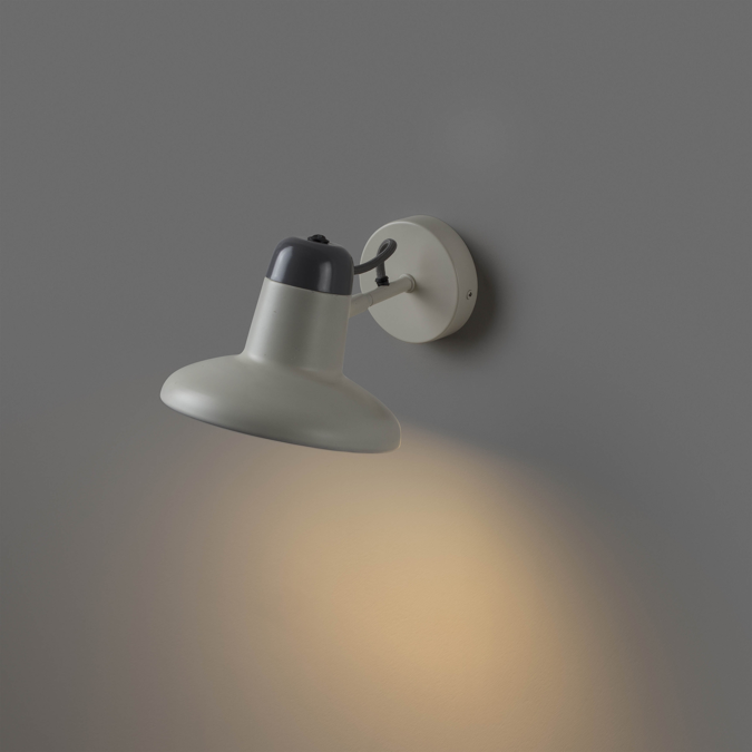 BIM objects - Free download! SNAP White wall lamp | BIMobject