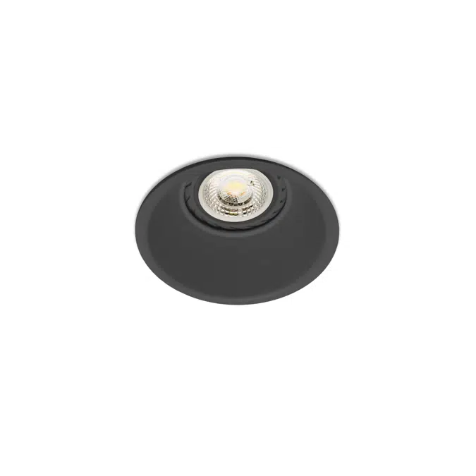 BIM objects - Free download! GAS Black recessed lamp | BIMobject