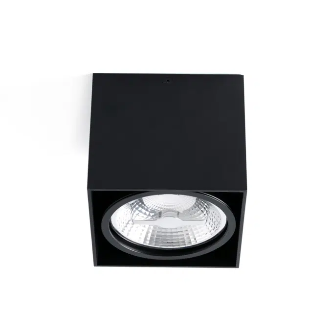 BIM objects - Free download! TECTO AR111 Black ceiling lamp | BIMobject