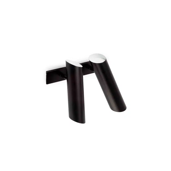 BIM objects - Free download! LINK 2L Black wall lamp | BIMobject