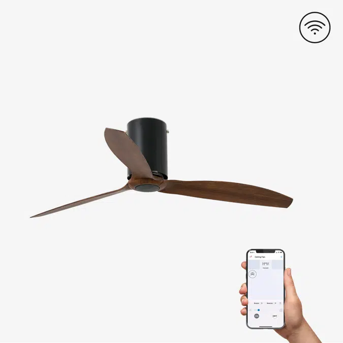 BIM objects - Free download! MINI TUBE FAN Matt black/wood FAN M DC ...