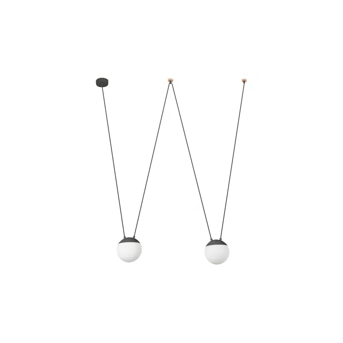 BIM objects - Free download! MINE SPACE 2L Grey suspension | BIMobject