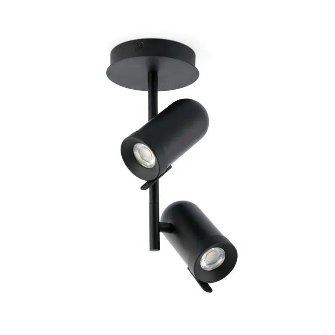 BIM objects - Free download! ORLEANS 2L Black ceiling lamp | BIMobject