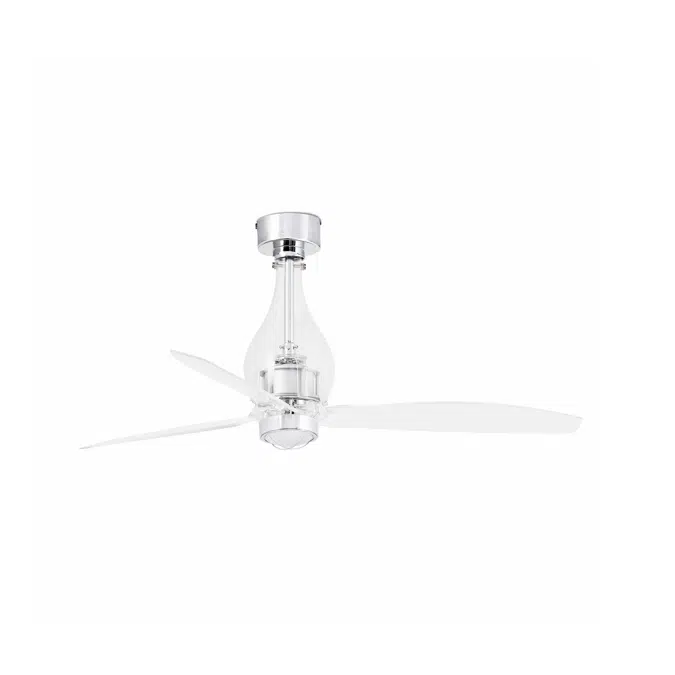 BIM objects - Free download! MINI ETERFAN LED Transparent ceiling FAN ...