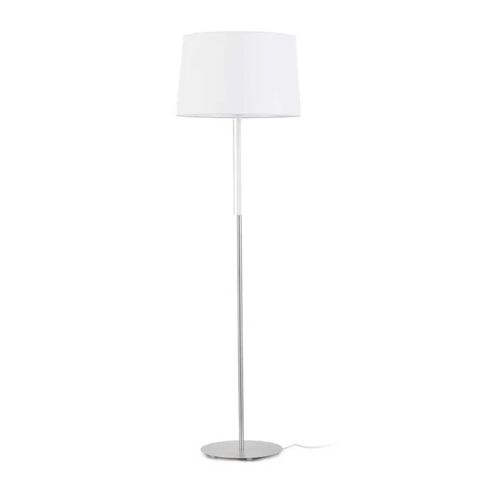 BIM objects - Free download! VOLTA White floor lamp | BIMobject
