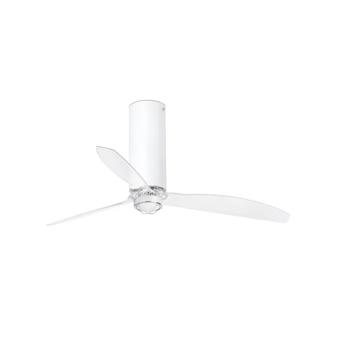 BIM objects - Free download! TUBE FAN M LED Matt white/transparent FAN ...