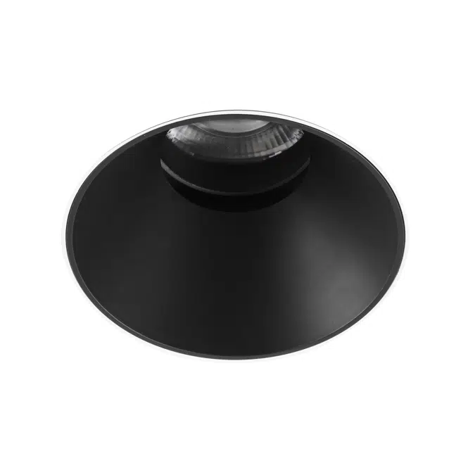 BIM objects - Free download! DEEP60 Downlight round without frame black ...
