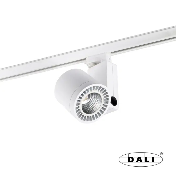 BIM objects - Free download! CYLINDER WHITE LED 25W 3000K 20° DALI ...