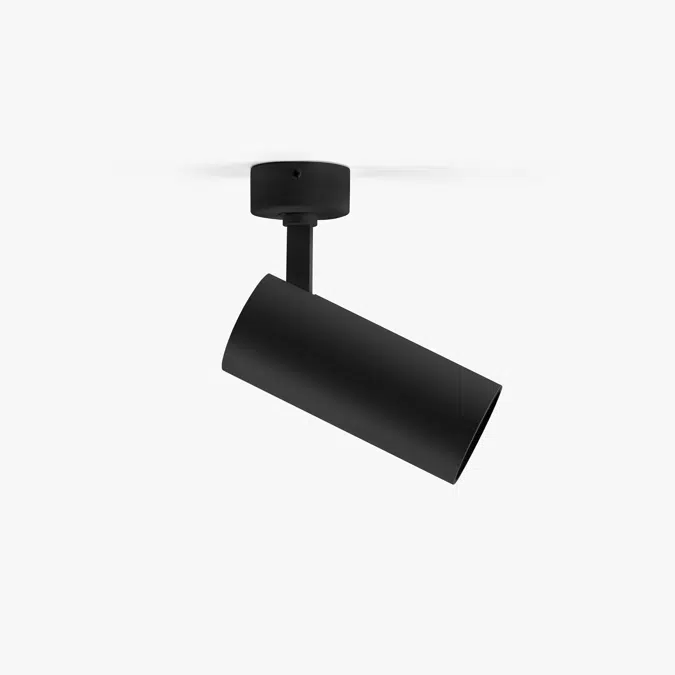 BIM objects - Free download! FOST SURFACE black projector Ø70 28W CRI90 ...