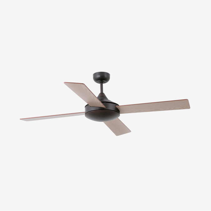 BIM objects - Free download! MALLORCA Brown ceiling fan | BIMobject