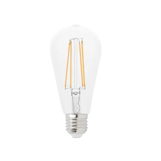 BIM objects - Free download! Bulb DECORATIVE FILAMENT LED E27 4W 2700K ...