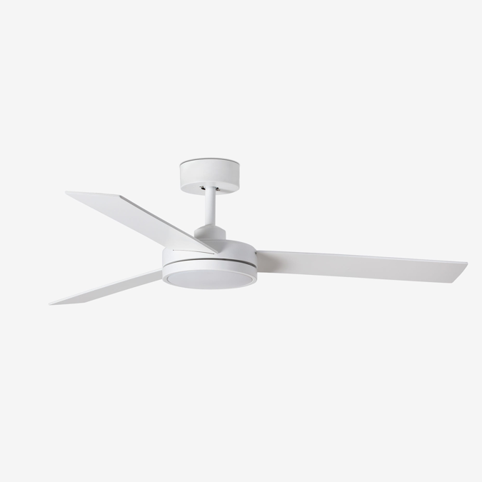 BIM objects - Free download! BARTH White ceiling fan | BIMobject