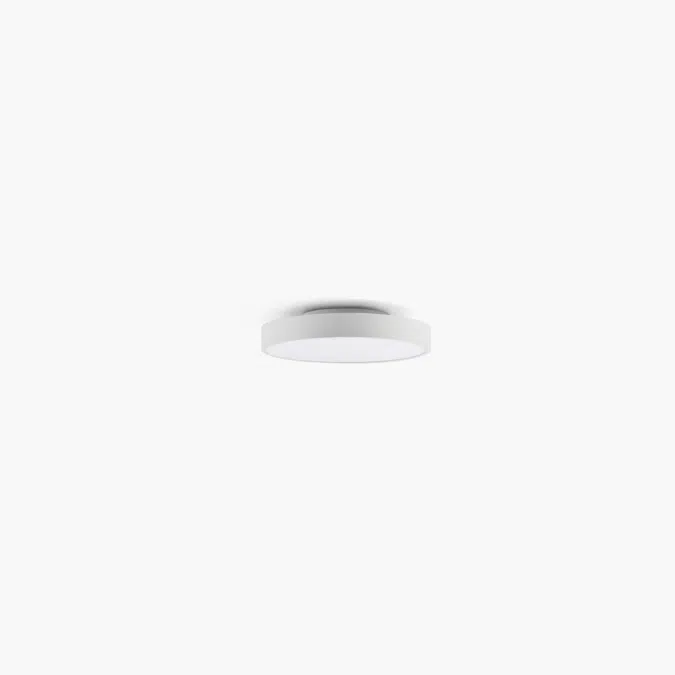BIM objects - Free download! DOMIO white surface Ø400 36W opal 3000K ...