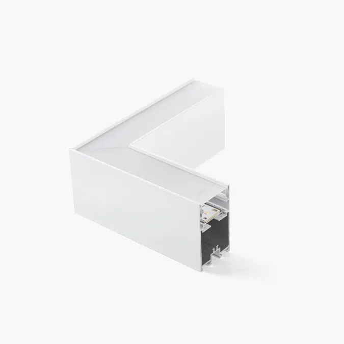 BIM objects - Free download! VIA L Surface prismatic 3000K 400mA white ...