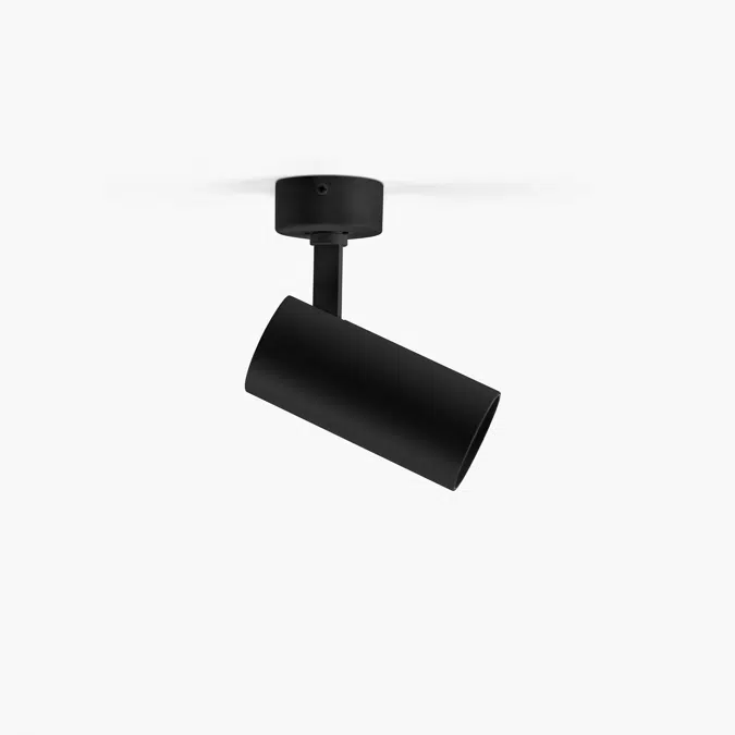 BIM objects - Free download! FOST SURFACE Black projector Ø64 14W 25 ...