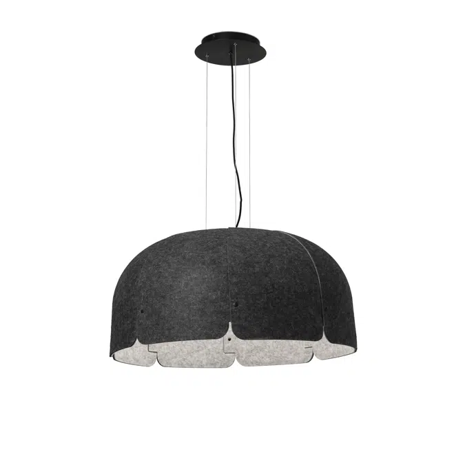 BIM objects - Free download! MUTE Dark grey pendant lamp 4000K | BIMobject
