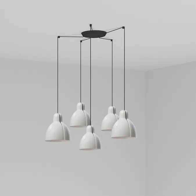 Objetos BIM - ¡Descarga gratis! VENICE 200 white pendant lamp | BIMobject