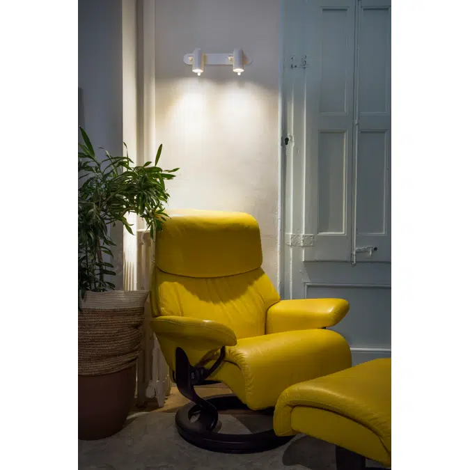 BIM objects - Free download! ORLEANS 2L White wall lamp | BIMobject