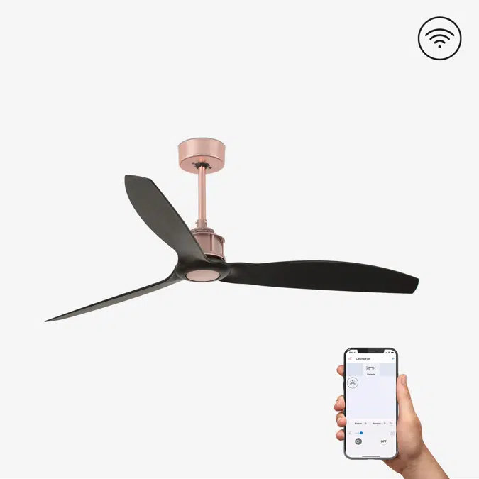 BIM objects - Free download! JUST FAN M Copper/black fan SMART | BIMobject